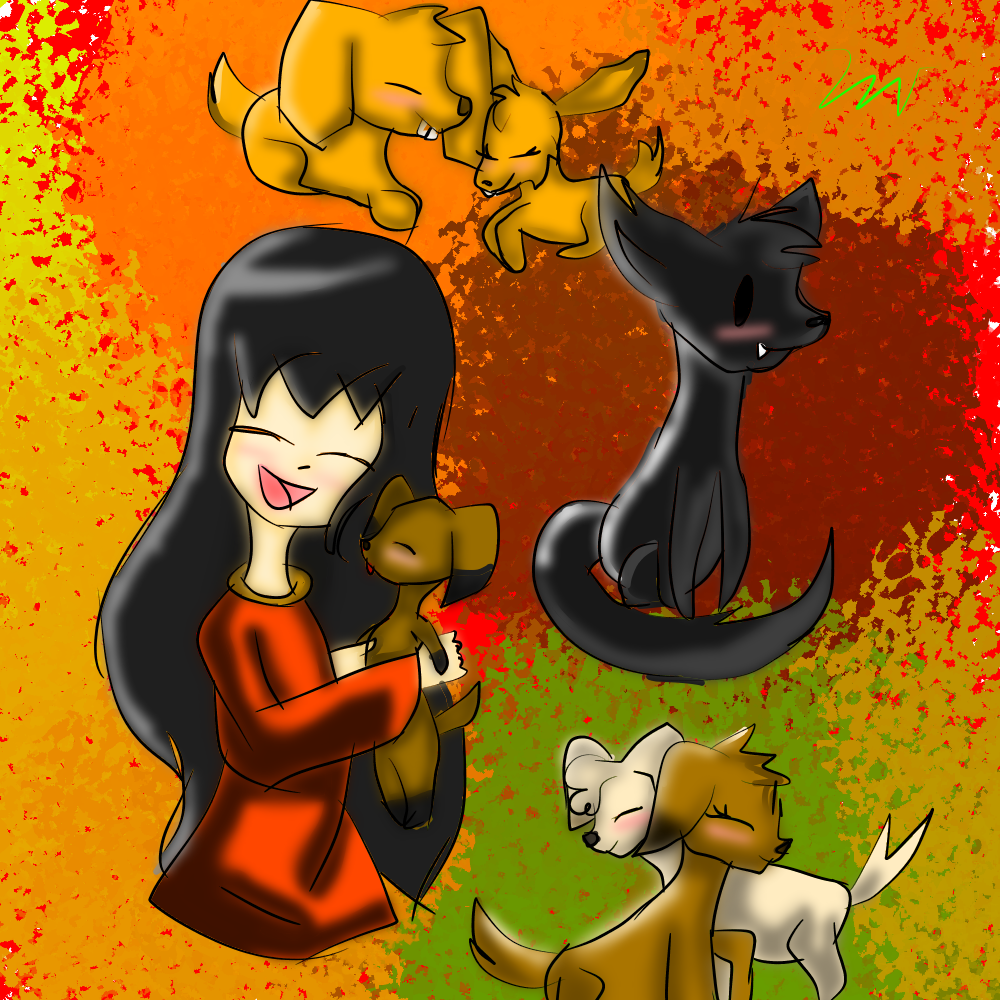 Me and my pets 🌹 Cami 🌹 - Illustrations ART street