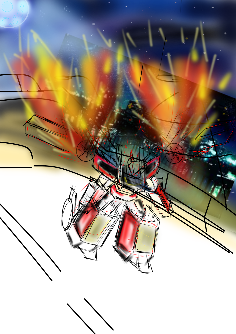 Raizer Dragun (Flicht 03 ) Danny cybart - 插图 ART street