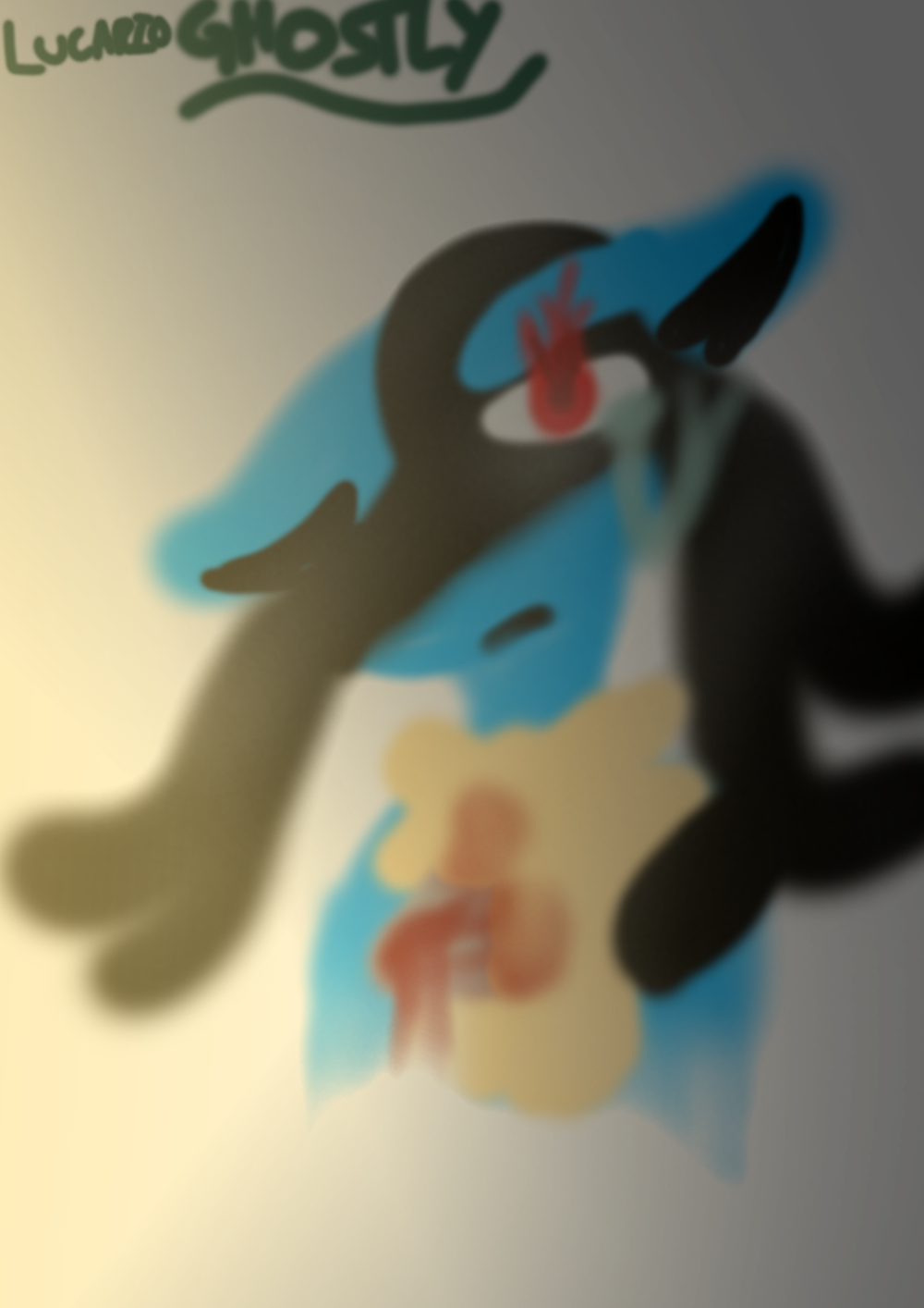 Ghostly Lucario Variant♢ FandomlyRandomPictures - 插图 ART street