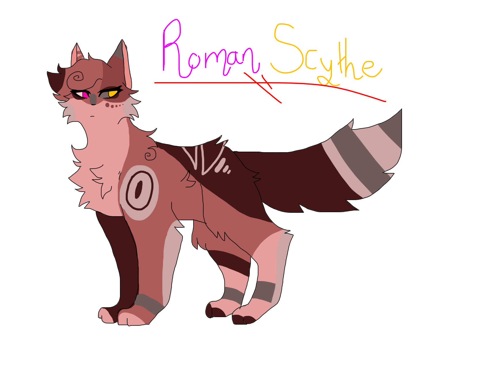 Mascot Oc's Ref Sheets (2) Roman Scythe - Illustrations ART street