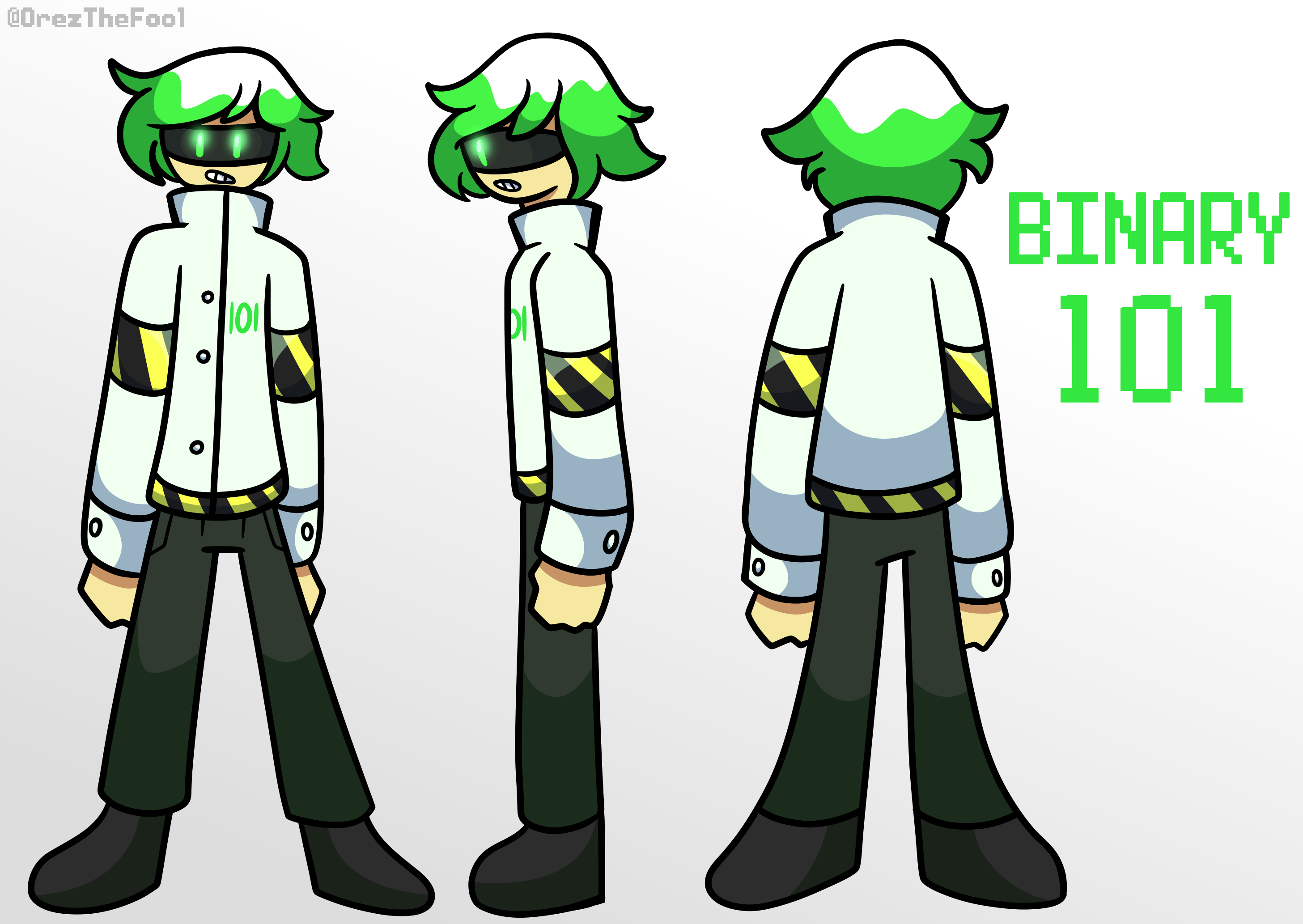 Binary Character Sheet OrezTheFool - 插图 ART street