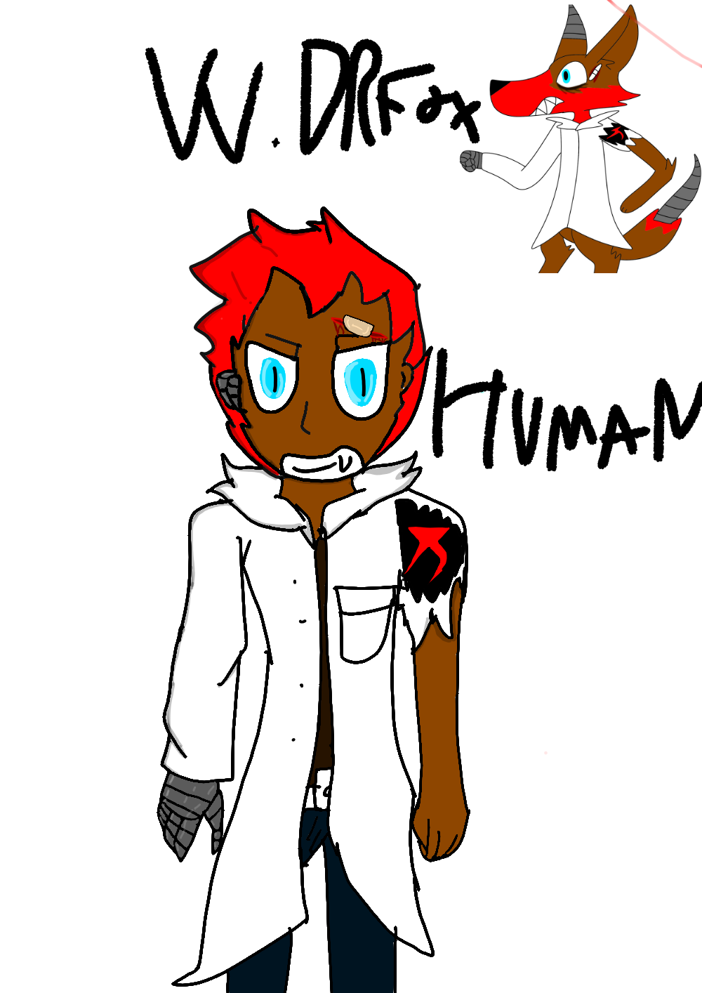 W.au DR FOX HUMAN (dr fox by toyfoxythedragon ) jqoshua drawer - 插图 ART ...