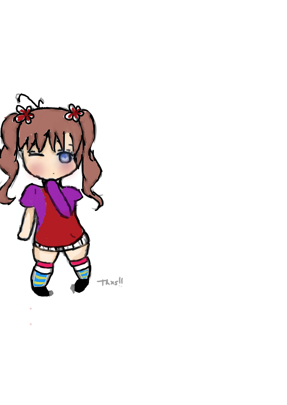 small cute animé Foxy manga - Illustrations ART street