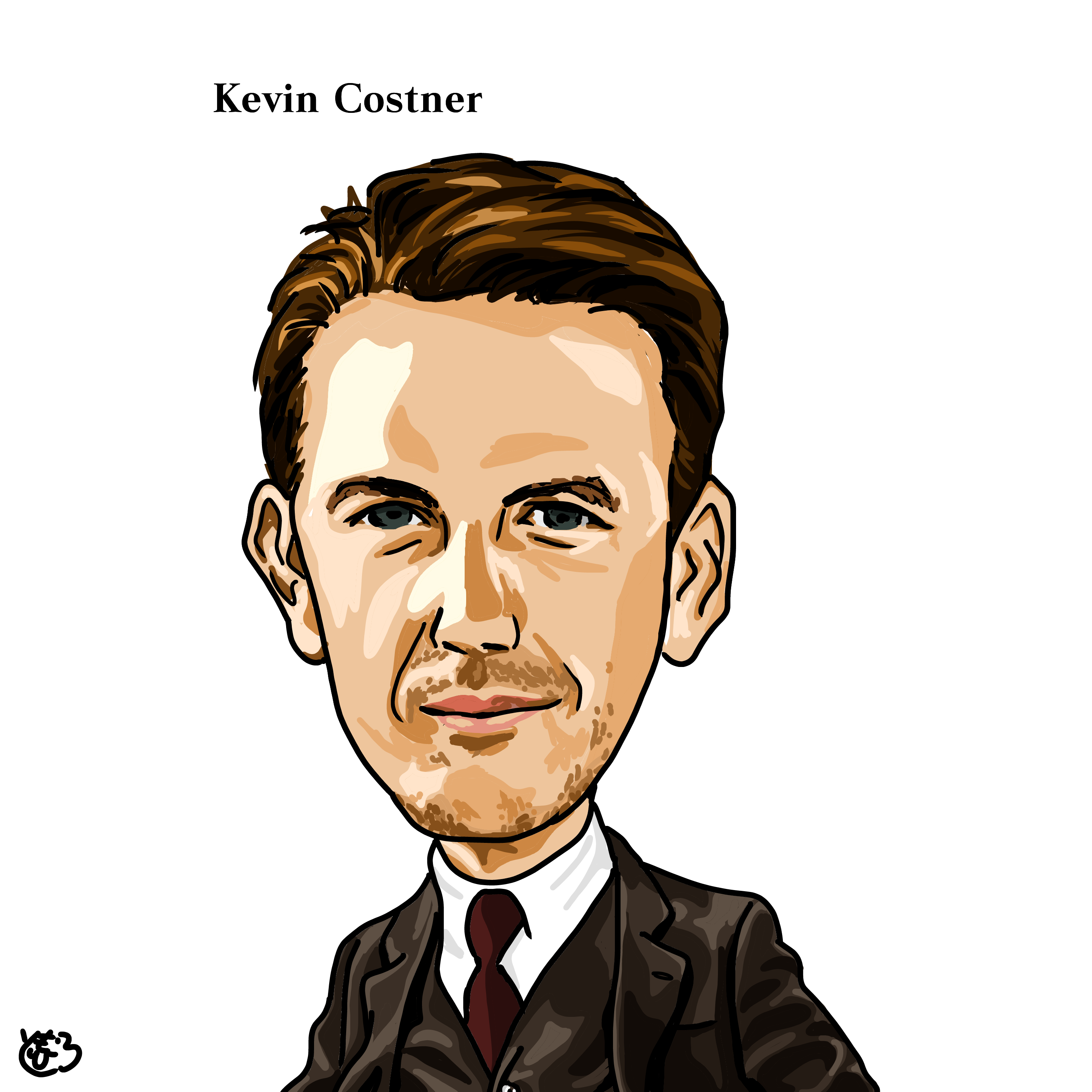 Kevin Costner ryoma018 - Illustrations ART street