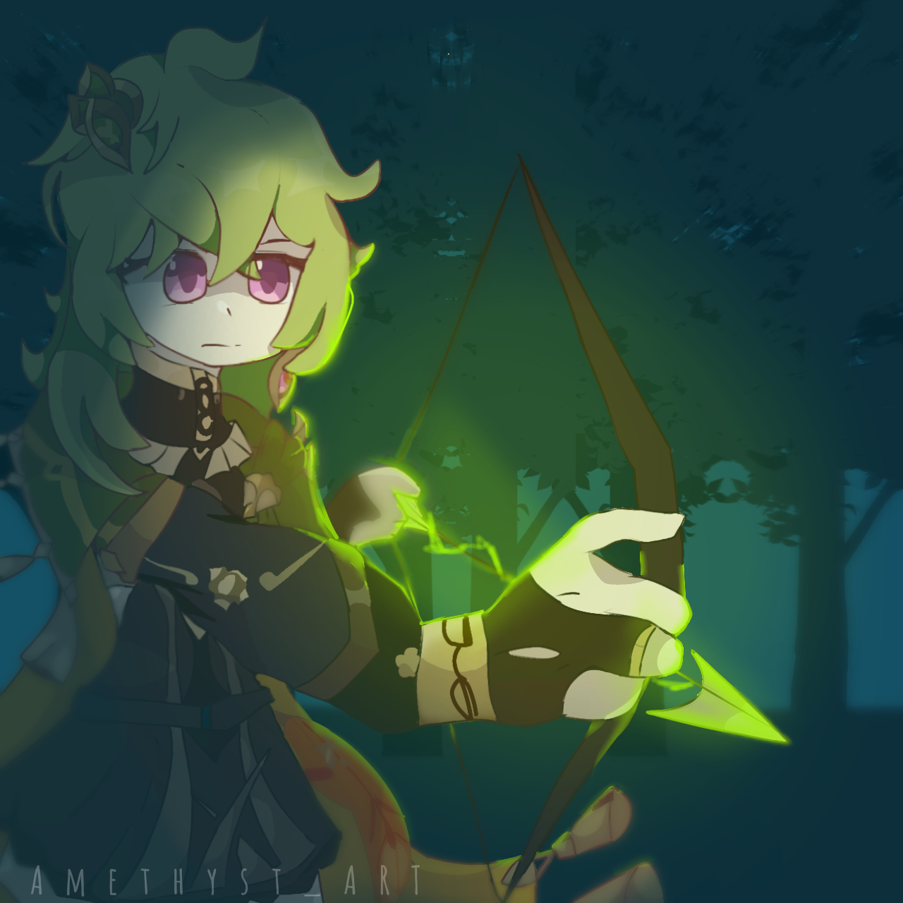 Collei [ Another Random lazy art I made] Kamiya_ARTz[Amethyst ...