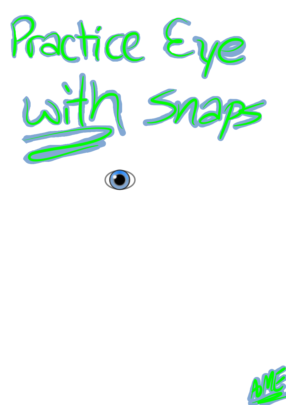 Practice Eye WITH Snaps AbiWindWolf5 - Illustrations ART street