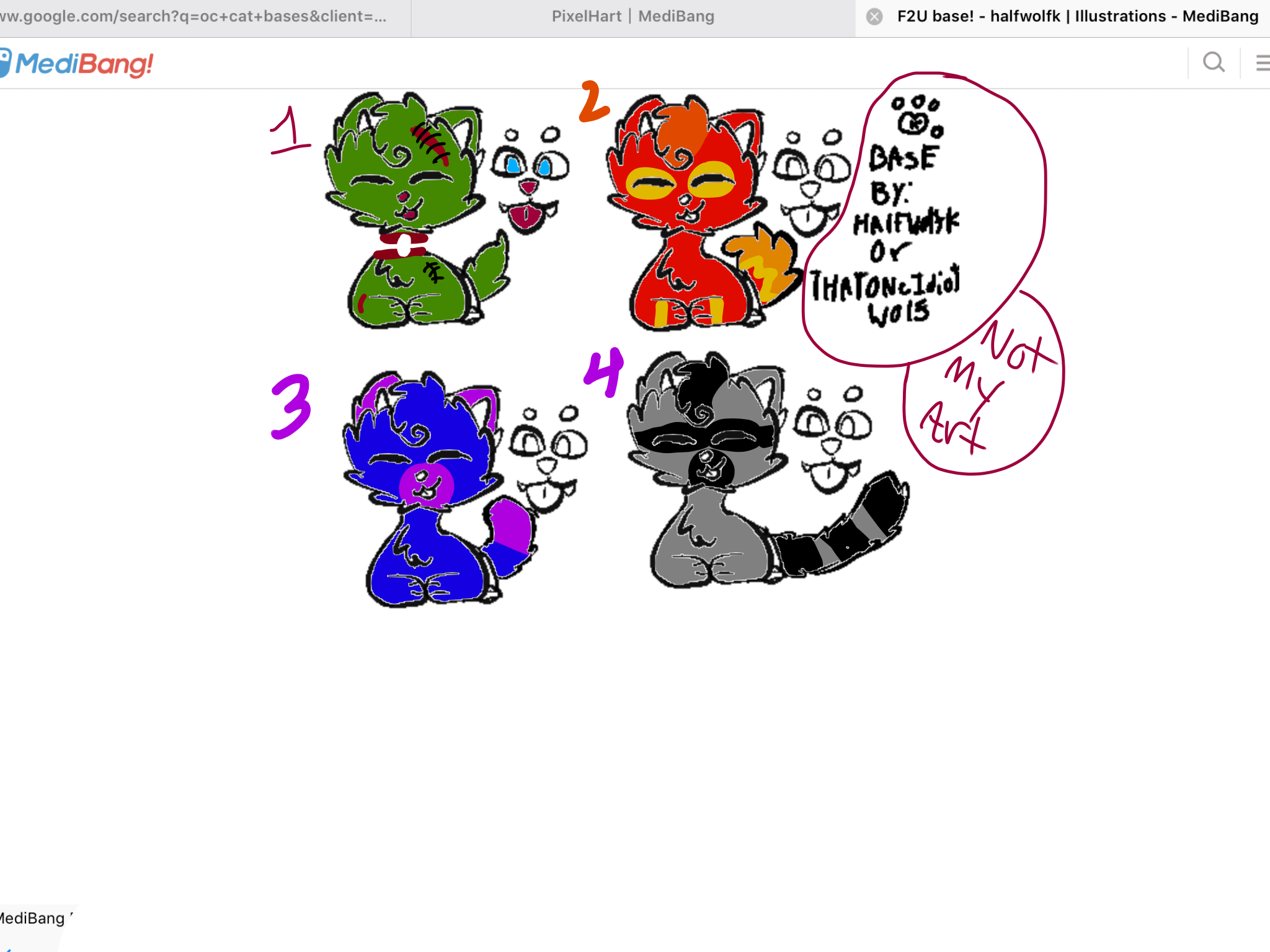 adoptables base used! rät nöôdlez - Illustrations ART street