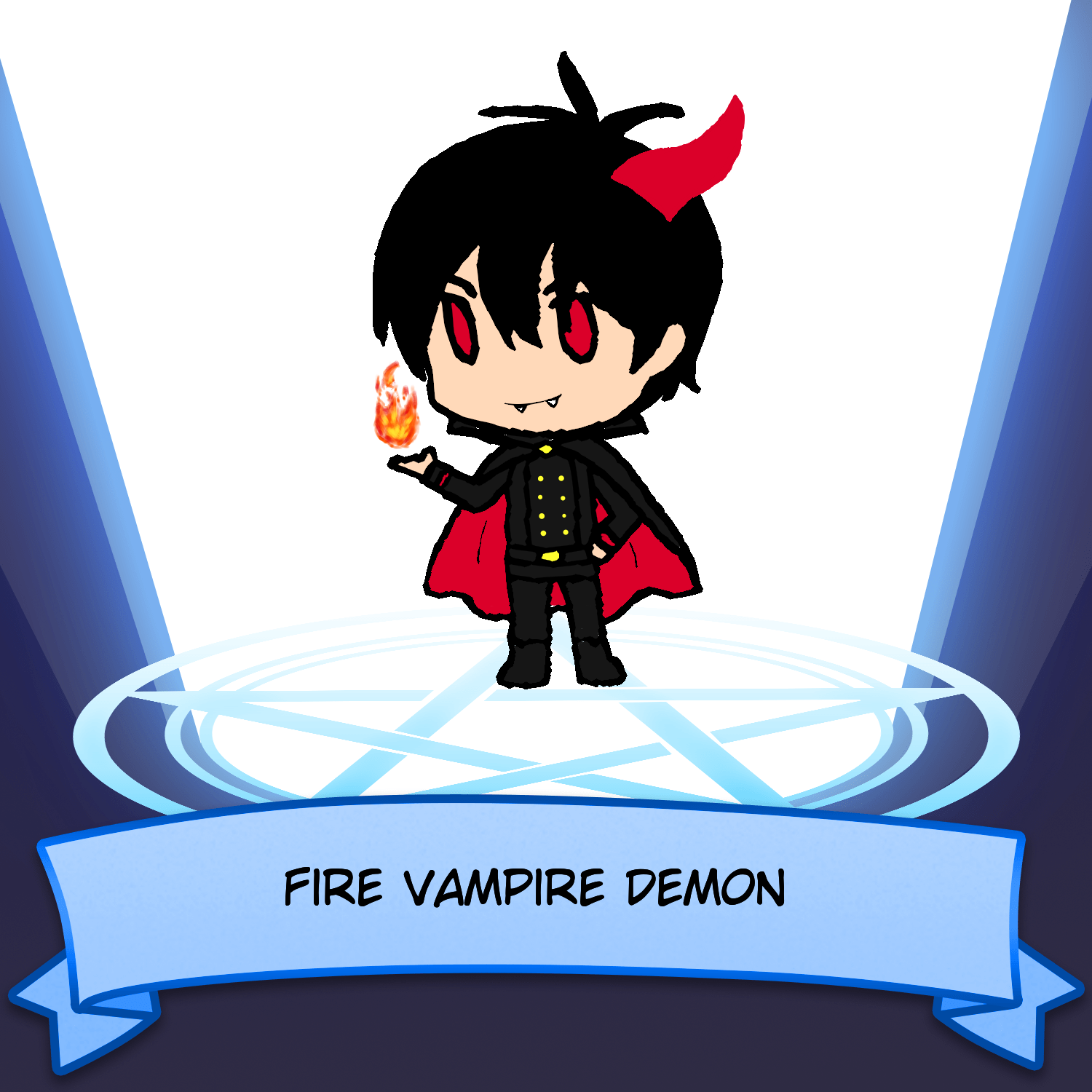 Fire Vampire Demon LoveAnimeGirl10 - Illustrations ART street