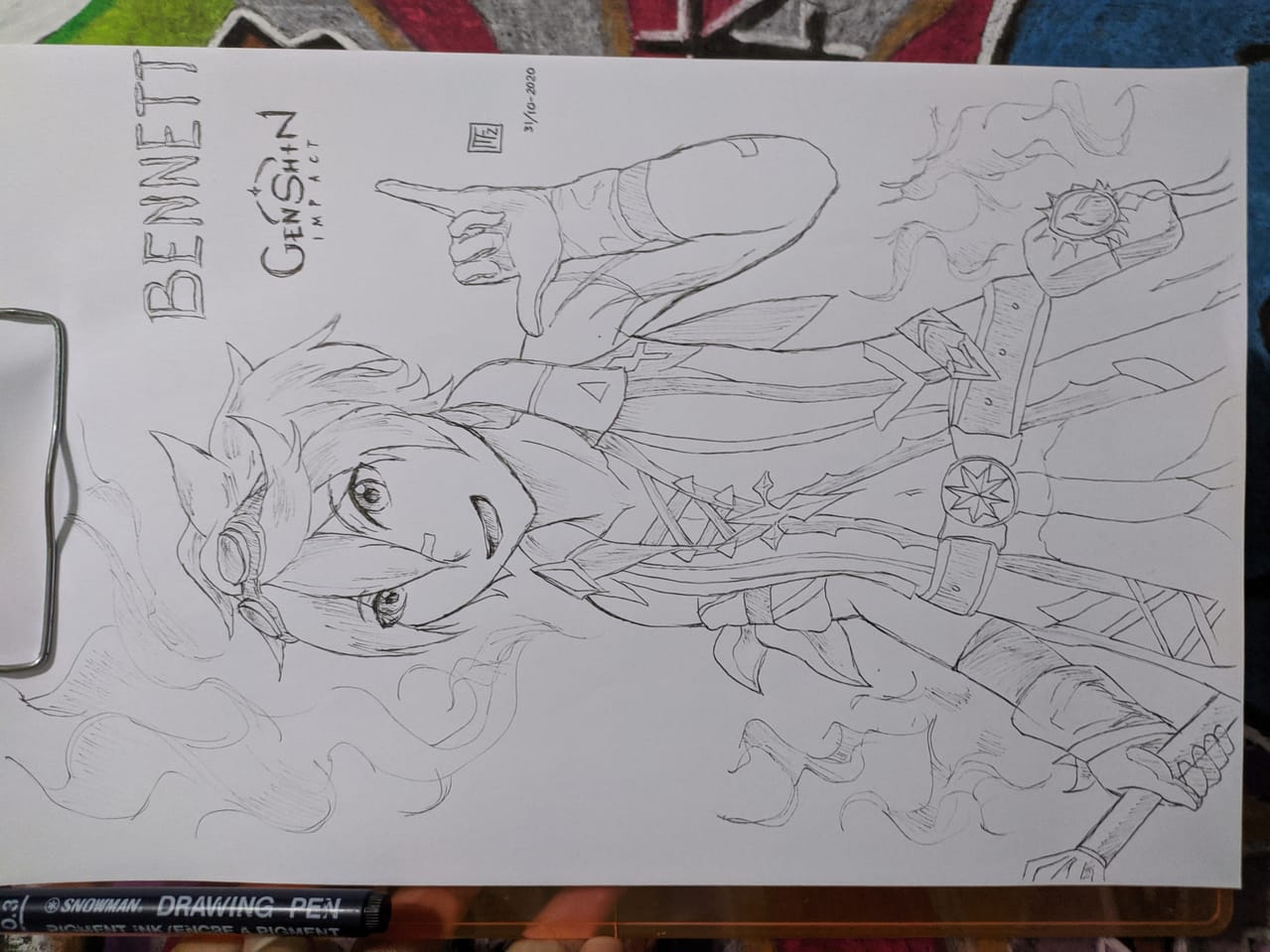 Bennet | Genshin Impact Iruhas - Illustrations ART street