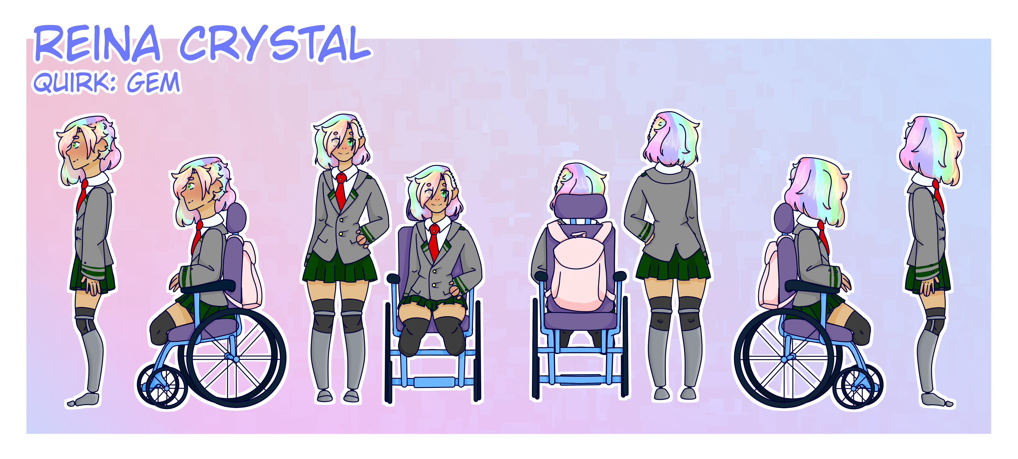 reina crystal my my hero academia oc!! Slen_Deoni - Illustrations ART ...