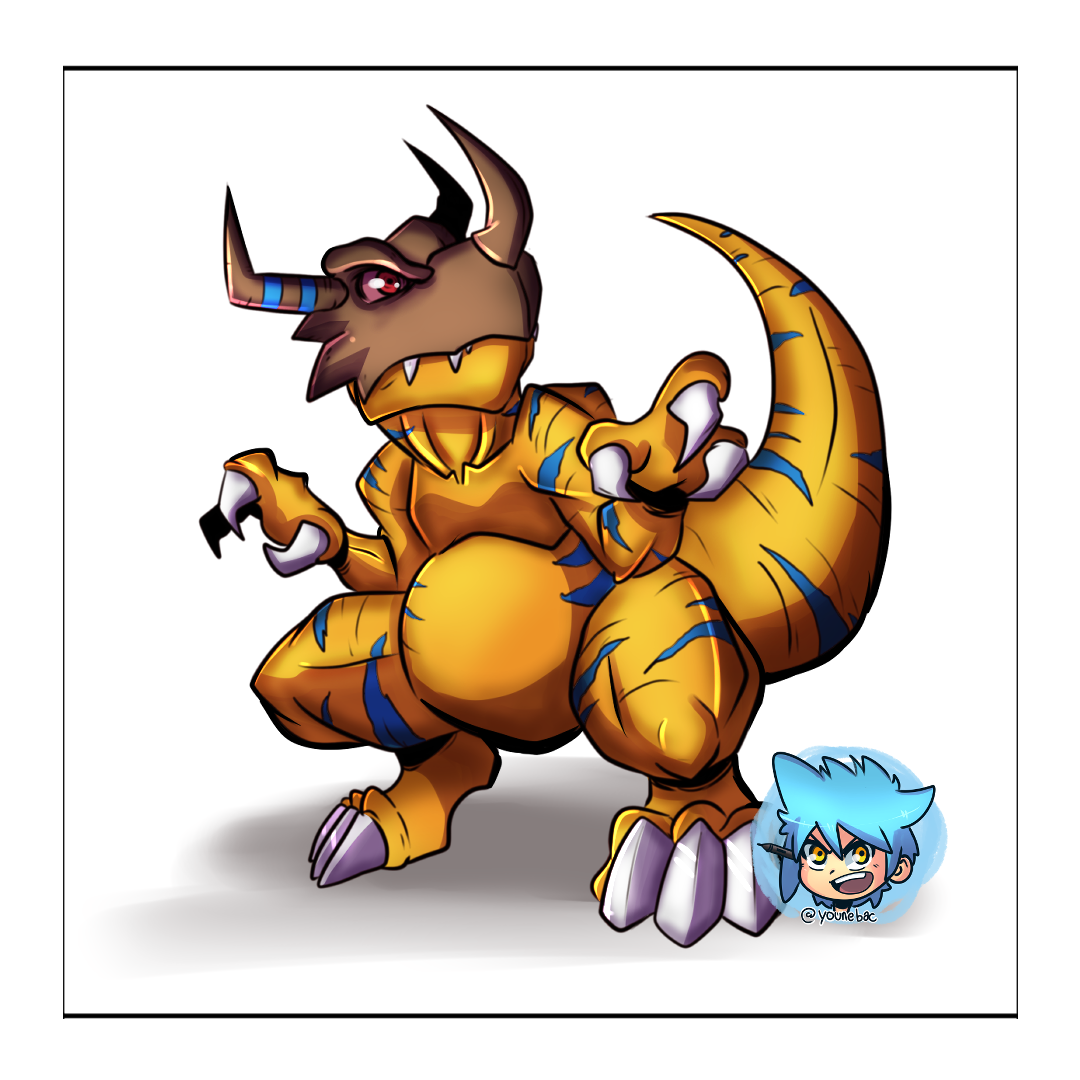 Greymon#1 Youne Bac - Illustrations ART street