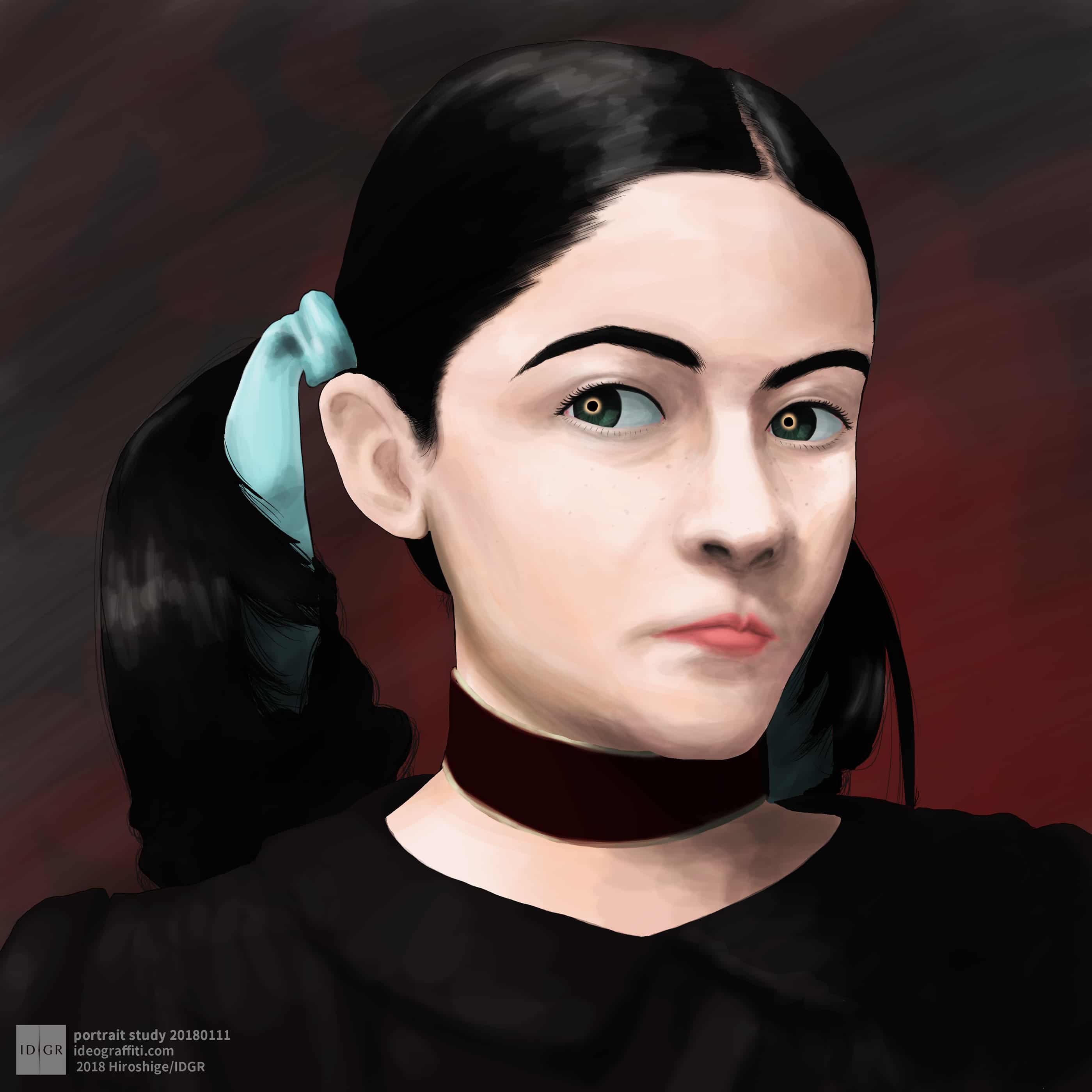 portrait study 20180111 IDGR - Illustrations ART street