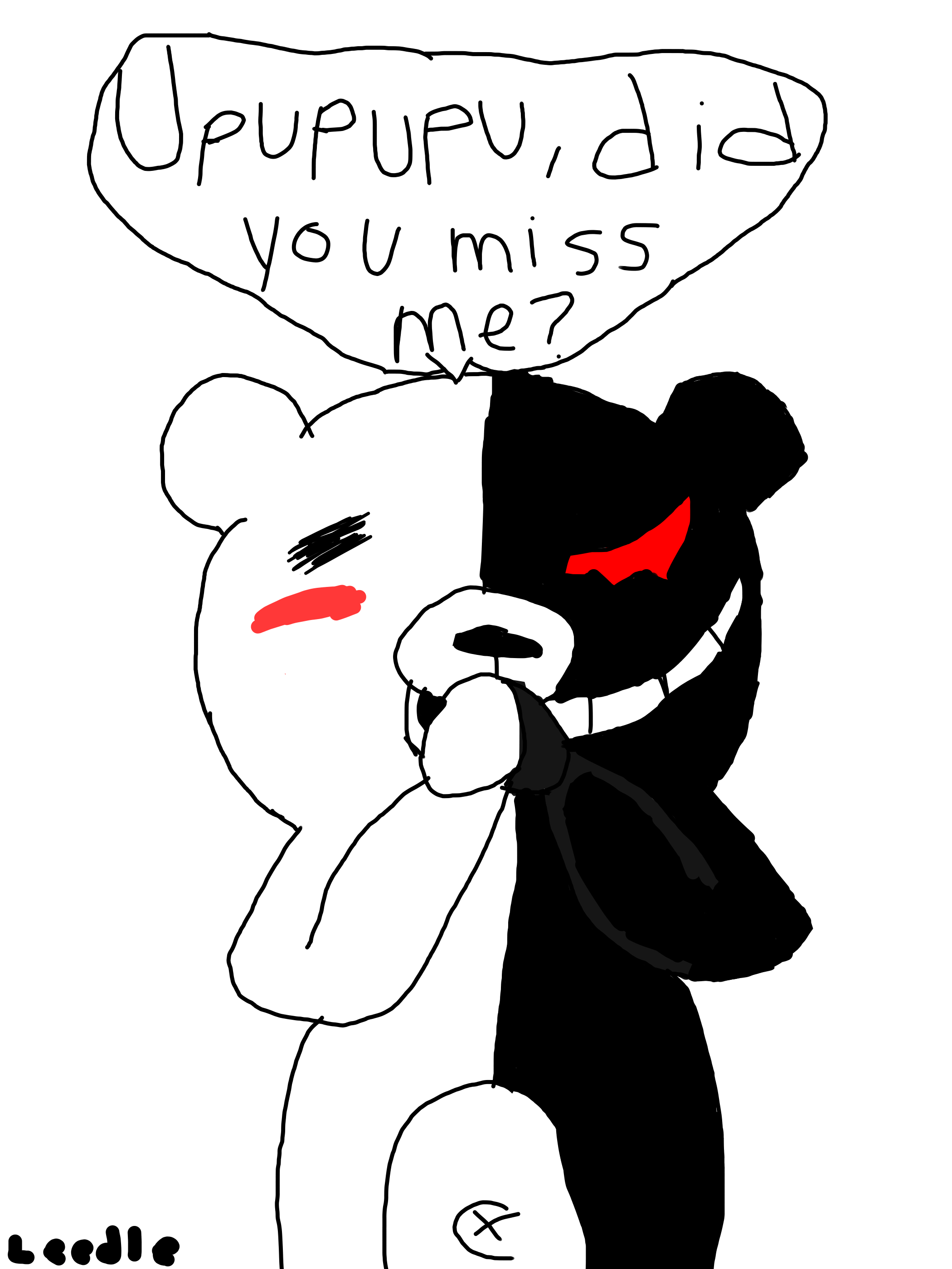 Upupupup, did you miss me -Monokuma G h o s t - Illustrations ART street