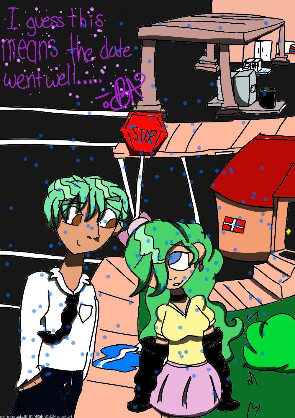 Whatta cute couple~♥️ B.J.A - Illustrations ART street