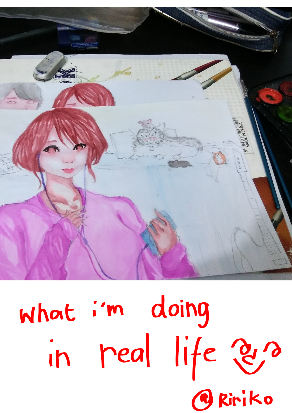 in real life? Ririko-chan - Illustrations ART street