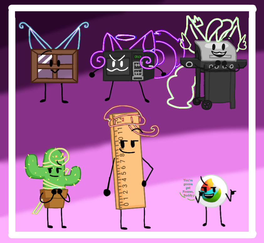 BFB :3 💫 Breeze 💫 (I left) - Illustrations ART street