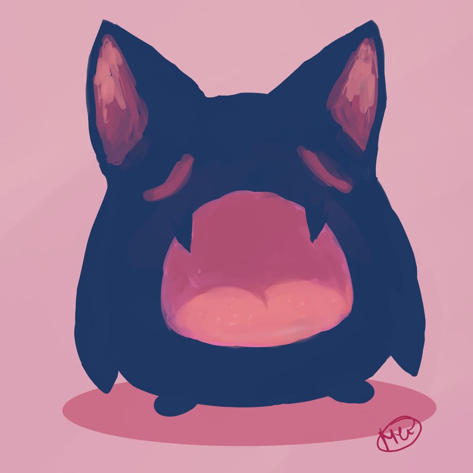 Crying bat Mei - Illustrations ART street