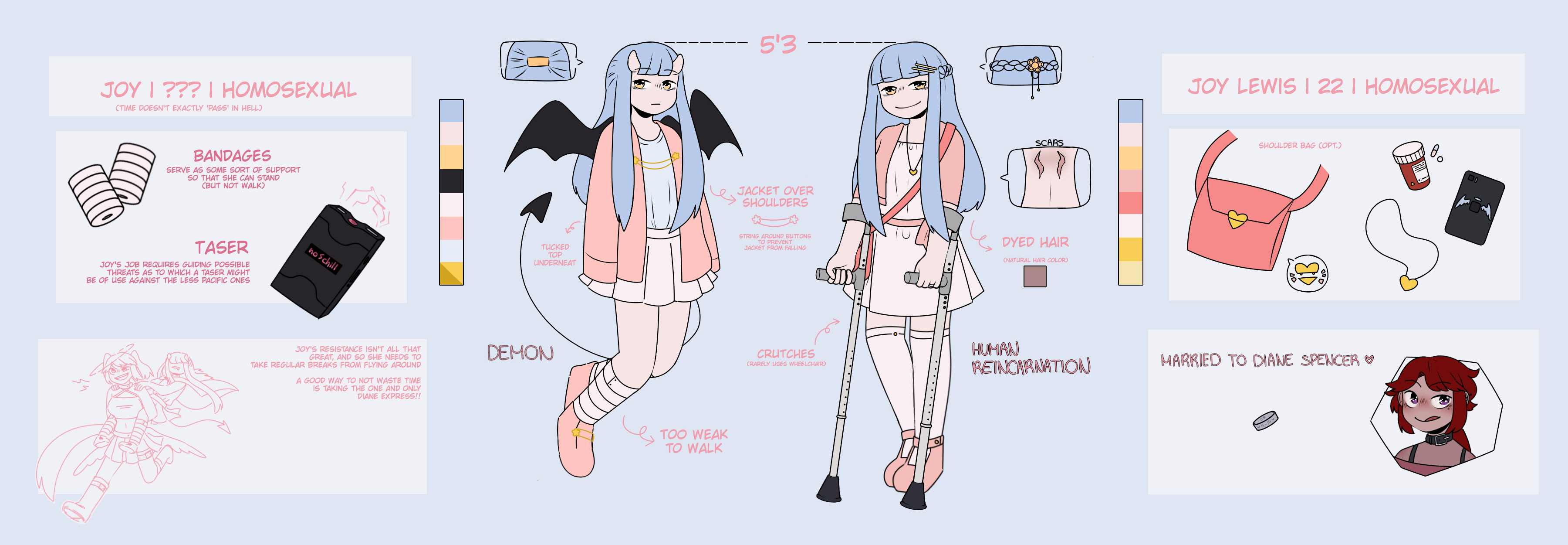 Joy's Reference AboutTired - Illustrations ART street