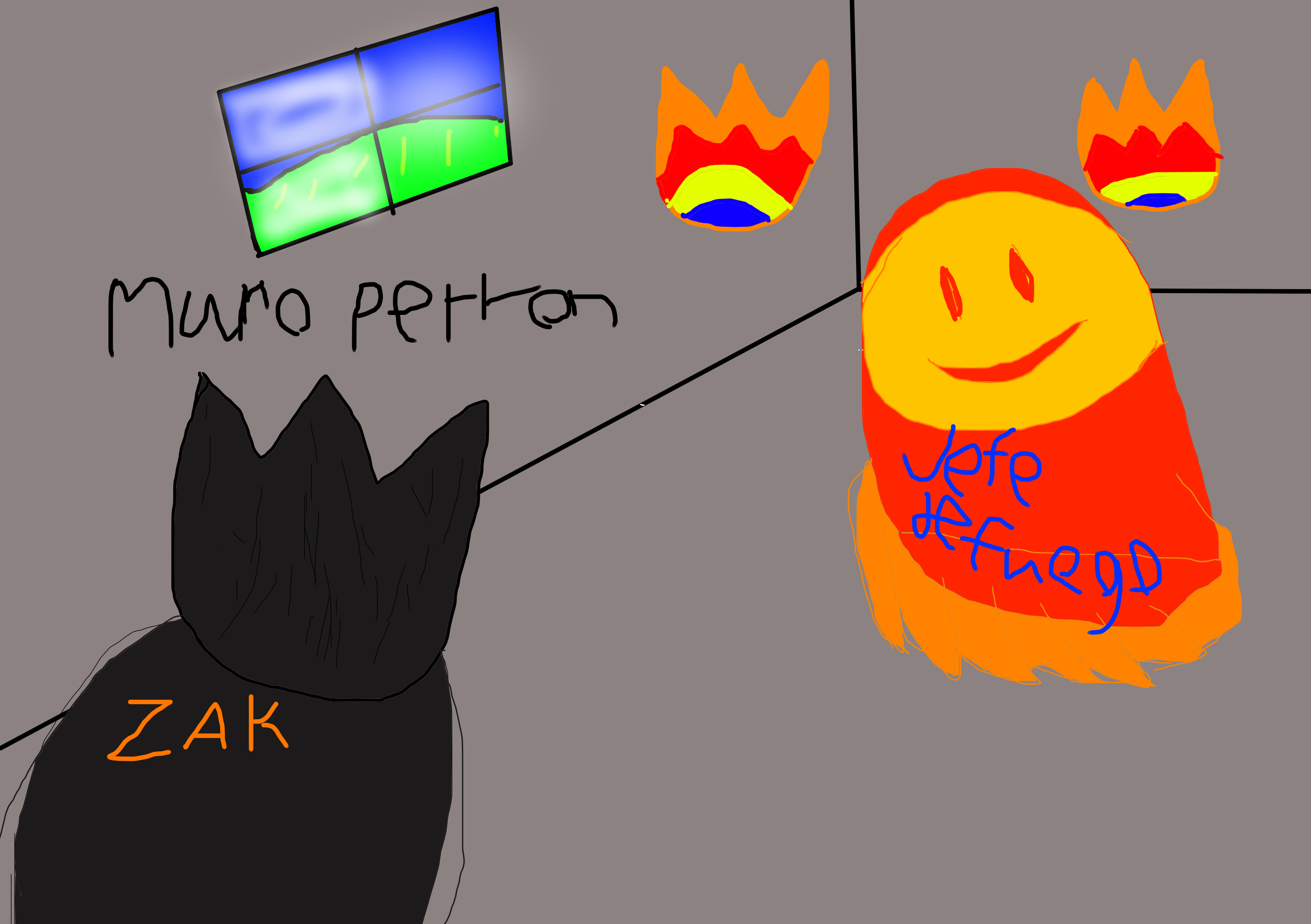 bette noire, Blue y dibujos de mi personaje ZAK ZAKFIRE - Illustrations ...