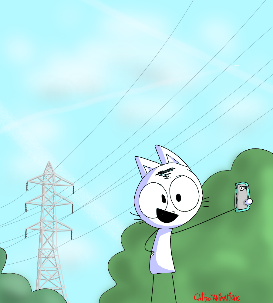 Selfie! Catboi animations - Illustrations ART street