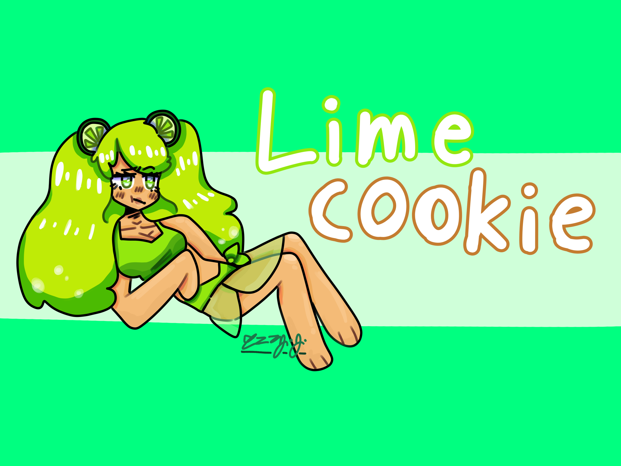 Lime cookie weatherday413 - 插图 ART street
