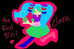 meet clara the pixel girl (poisontale) AnabelleChan_1998 - 插畫 ART street
