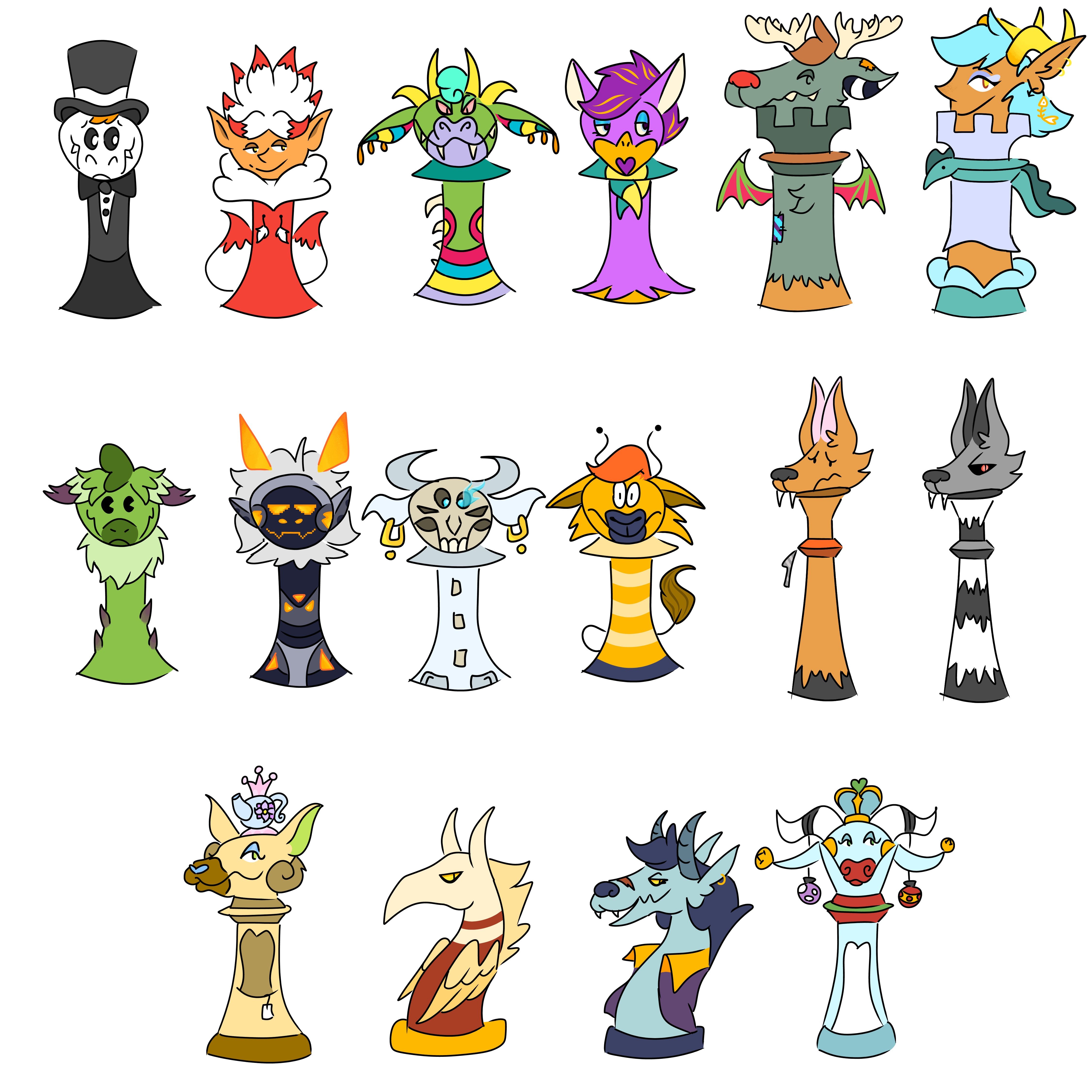 Character Chess Set ButterPecan - Illustrations ART street