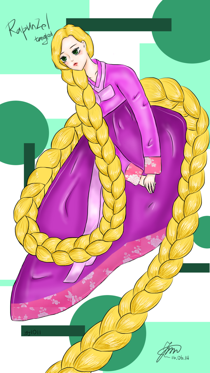 RAPUNZEL(tangled) Korean.ver. yezy_99 - 插图 ART street