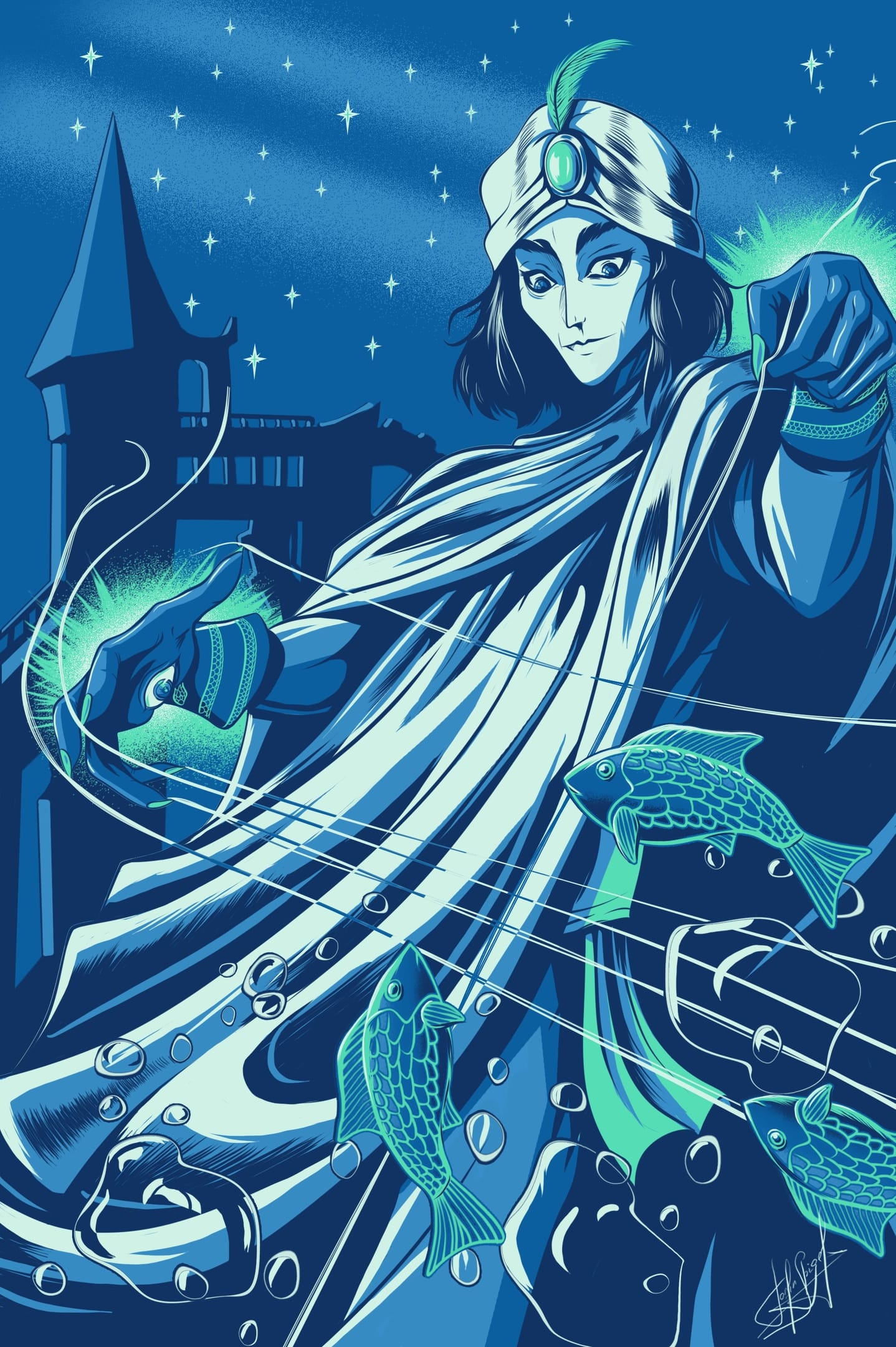 Sir Shurf Lonely-Lockly TorfinShpiegel - Illustrations ART street