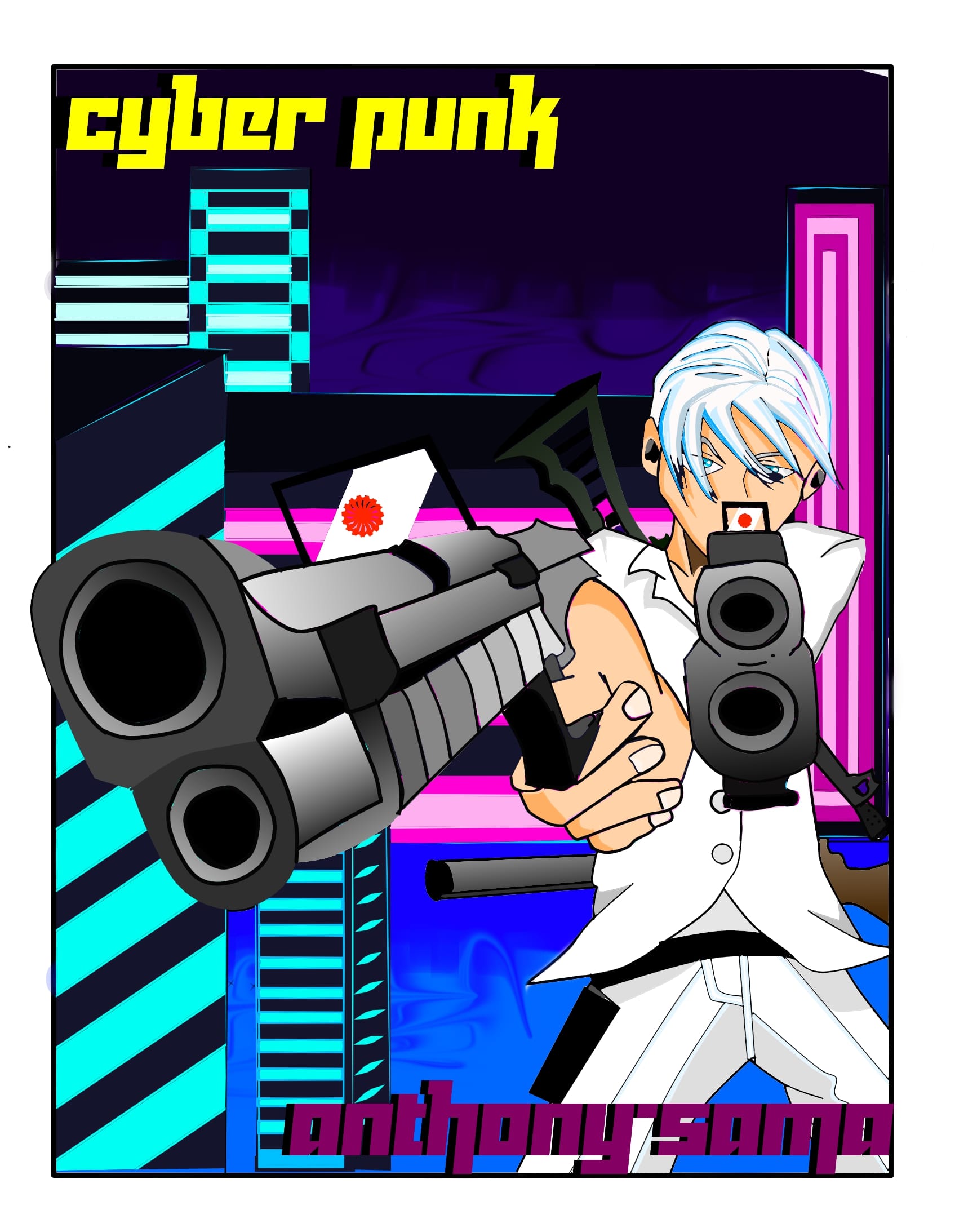 AP Cyber punk hidden shot Anthony-sama - Illustrations ART street