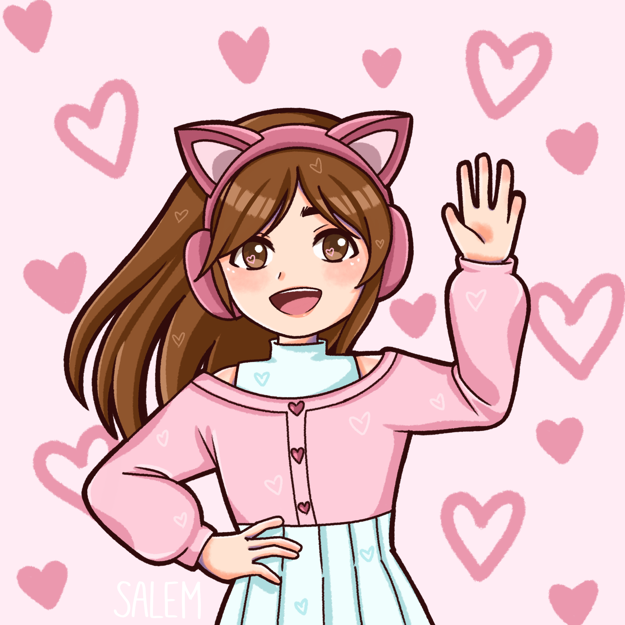 AliaraReed (Twitch Streamer ️) Salem - Illustrations ART street