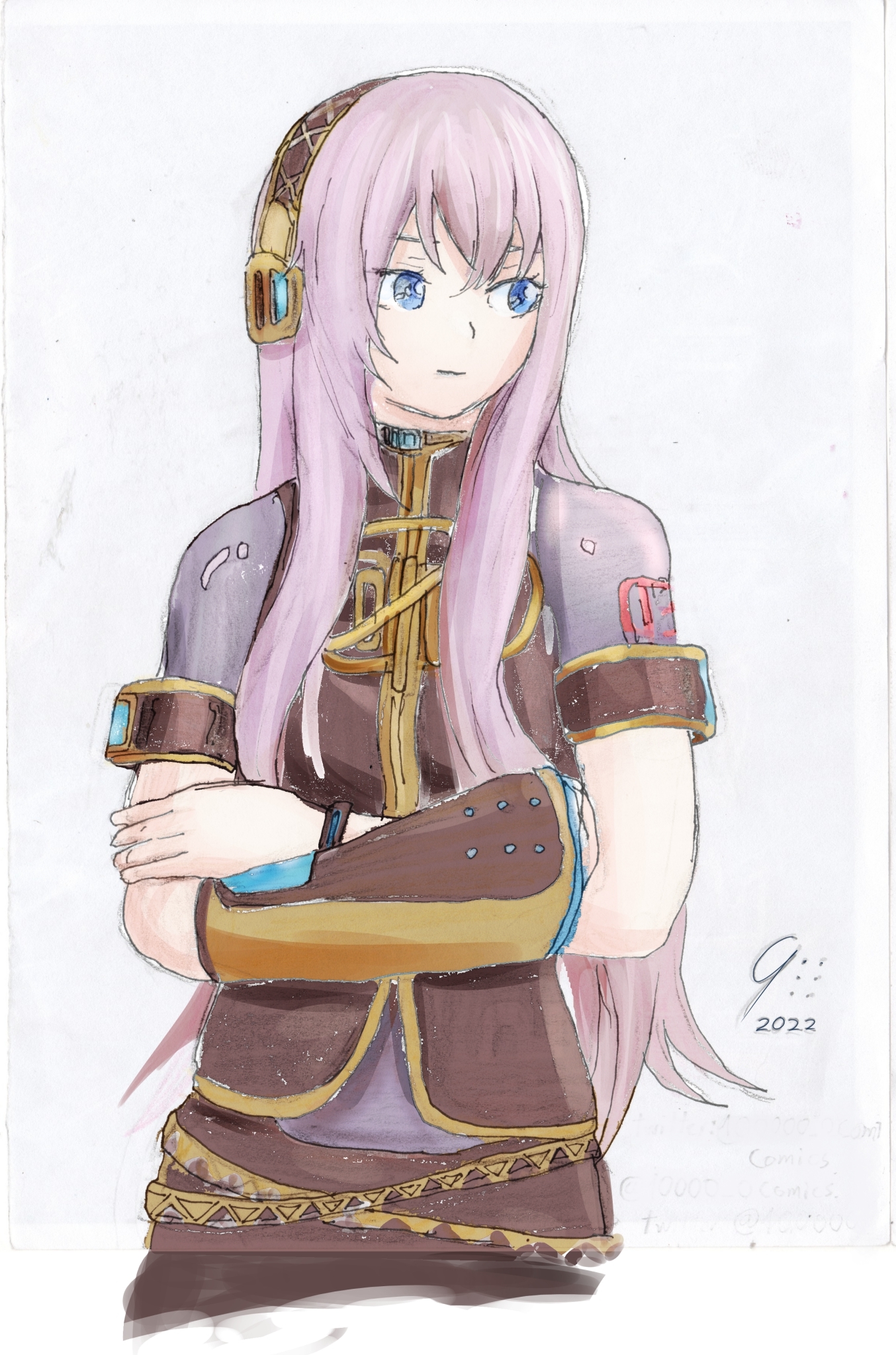 Megurine luka the fish gal One Million Comics - 插畫 ART street