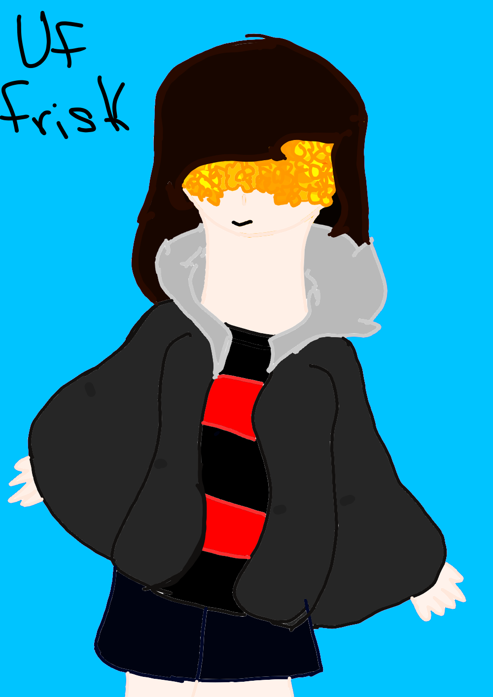 uf frisk _sad_stupid_worthless_weird - Illustrations ART street