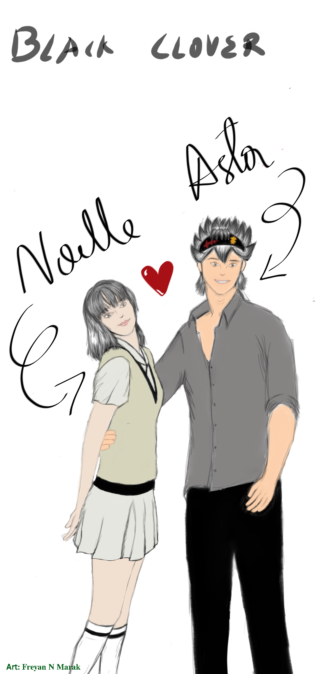 Asta x Noelle illustration Freyan N Marak - 插图 ART street