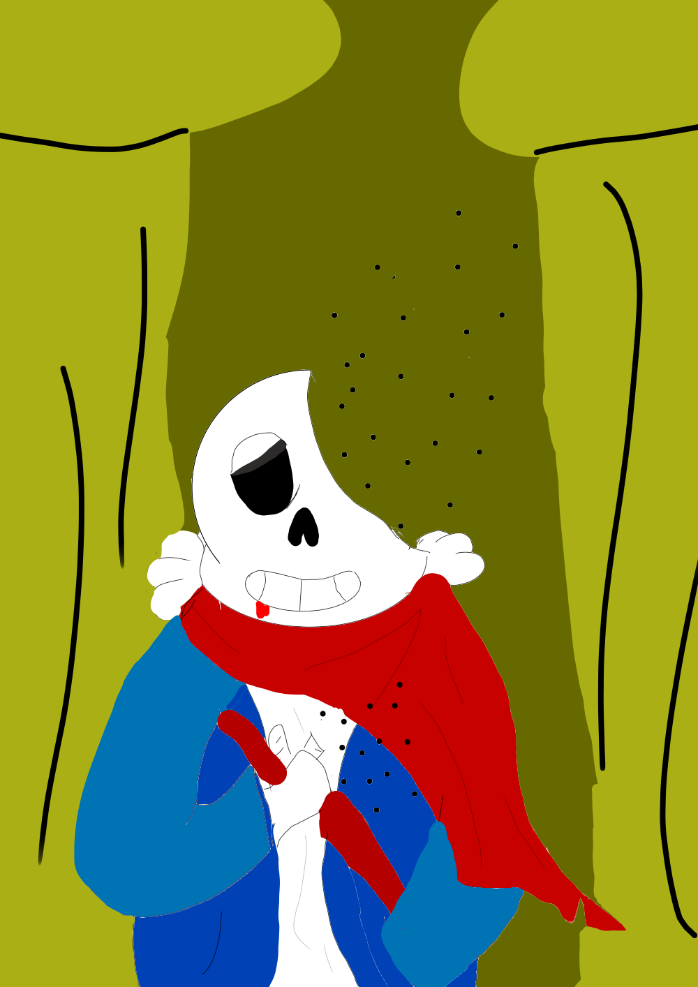 sans defeat Nova_Drawz - Illustrations ART street