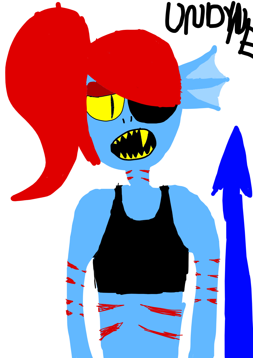 Undyne! TheCrazyDrawer1324 - 插图 ART street