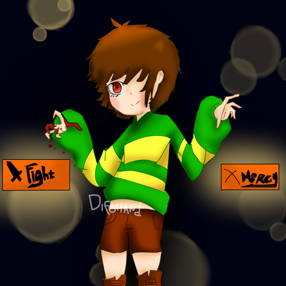 Chara from Undertale Zul - 插畫 ART street