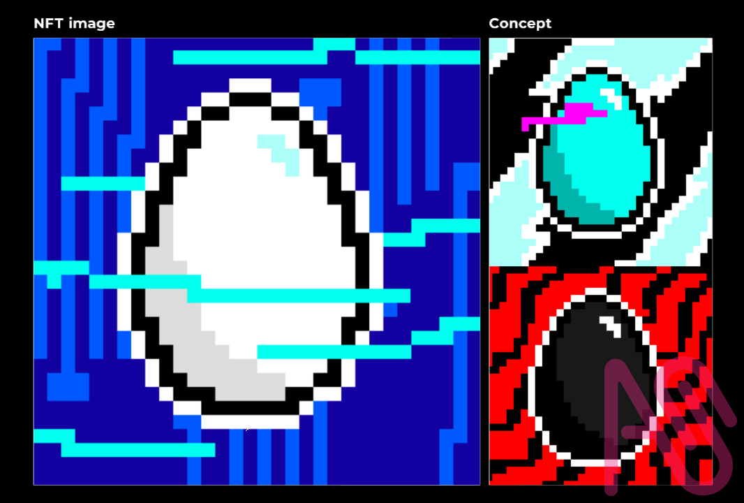 EGG NFT Skander bendhiab - Illustrations ART street