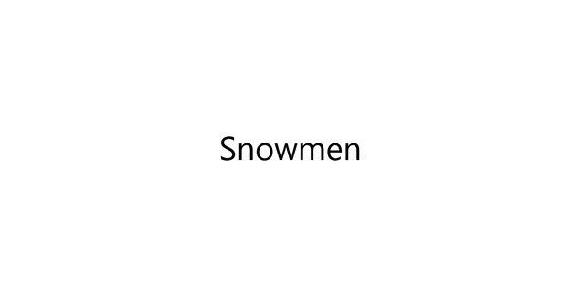 Snowmen | MANGA Plus Creators by SHUEISHA