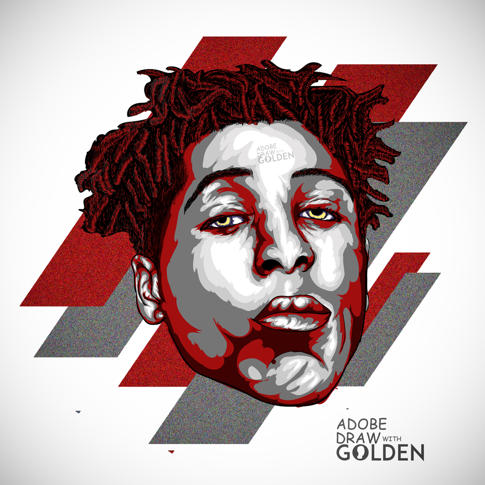 My First ever Art with my HUION 1060p tablet goldendesigns ...