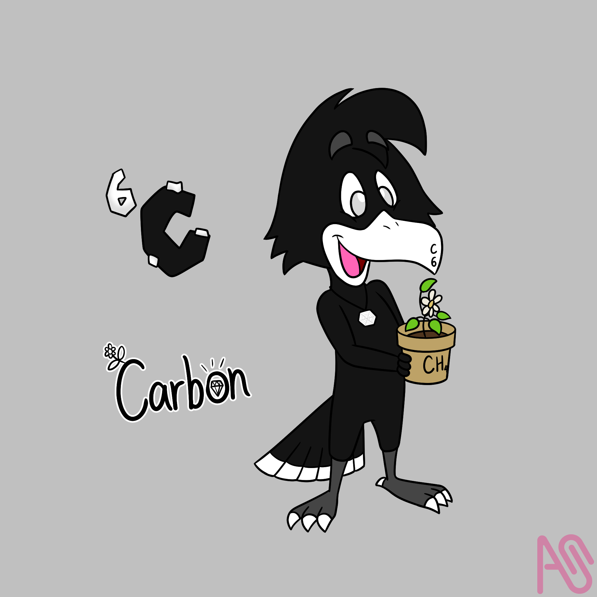 Carbon the crow MrPTable - Illustrations ART street