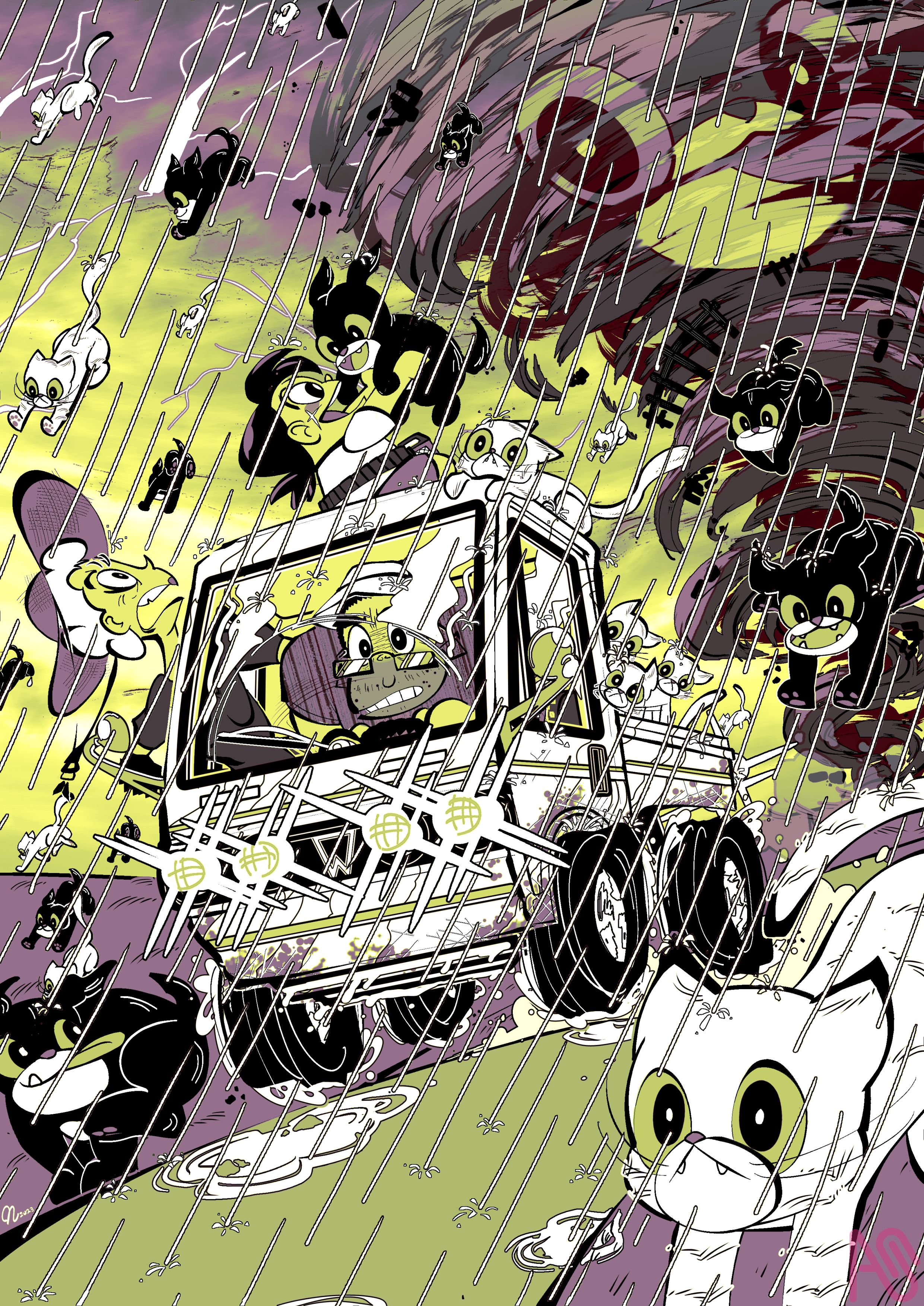 Freak Weather: Dognado Nerra22 - Illustrations ART street