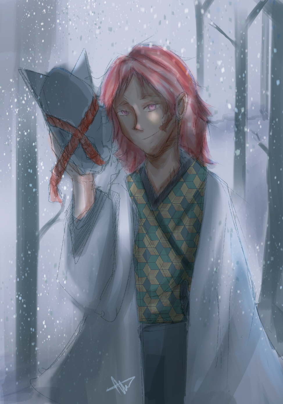 Sabito and Mask. Nate - Illustrations ART street