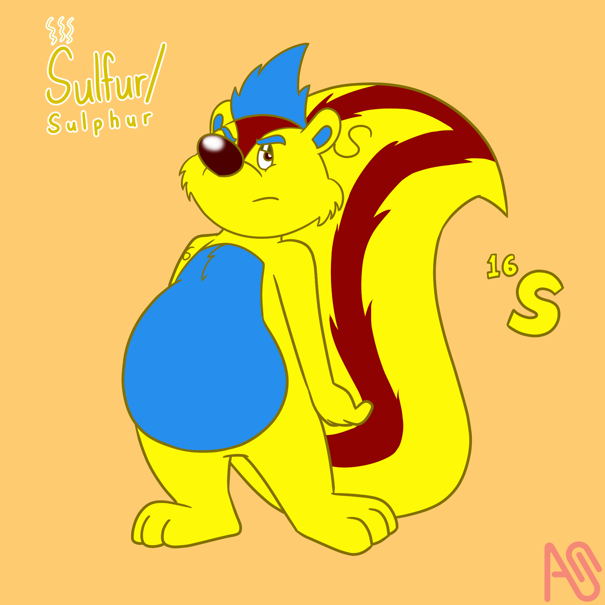 Sulfur/Sulphur the skunk MrPTable - Illustrations ART street