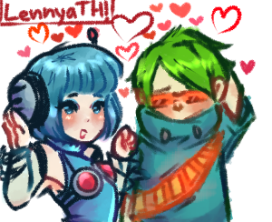 JSRF Rhyth & Yoyo Lennya0512 - Illustrations ART street