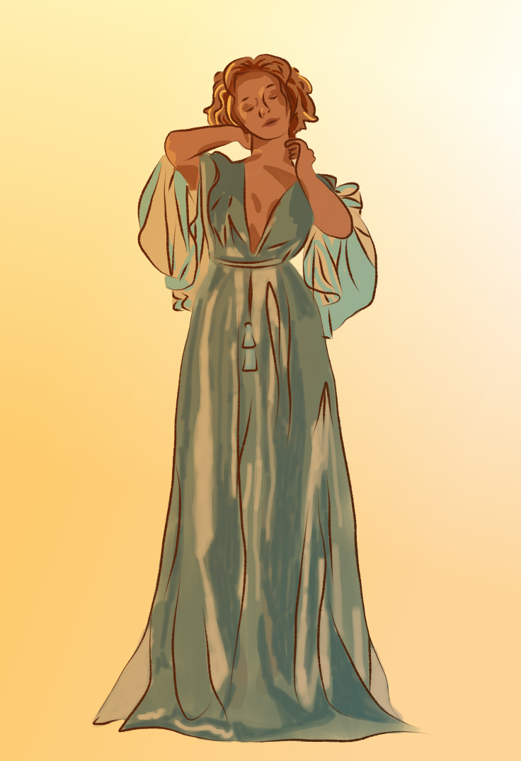 blue robe Sellalellen - Illustrations ART street