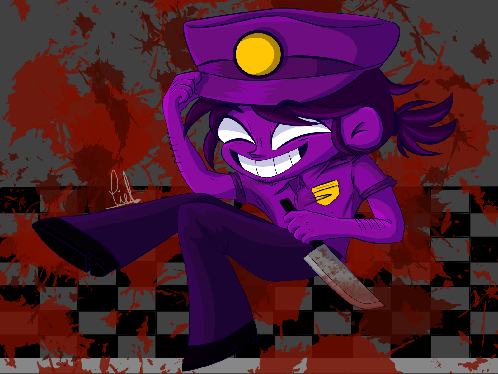 purple guy fnaf chibi Ciel - Illustrations ART street