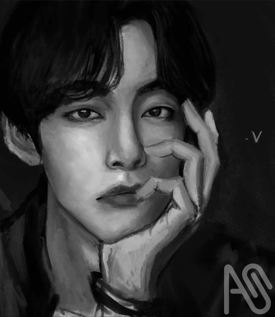 V (study) Nnied - 插图 ART street