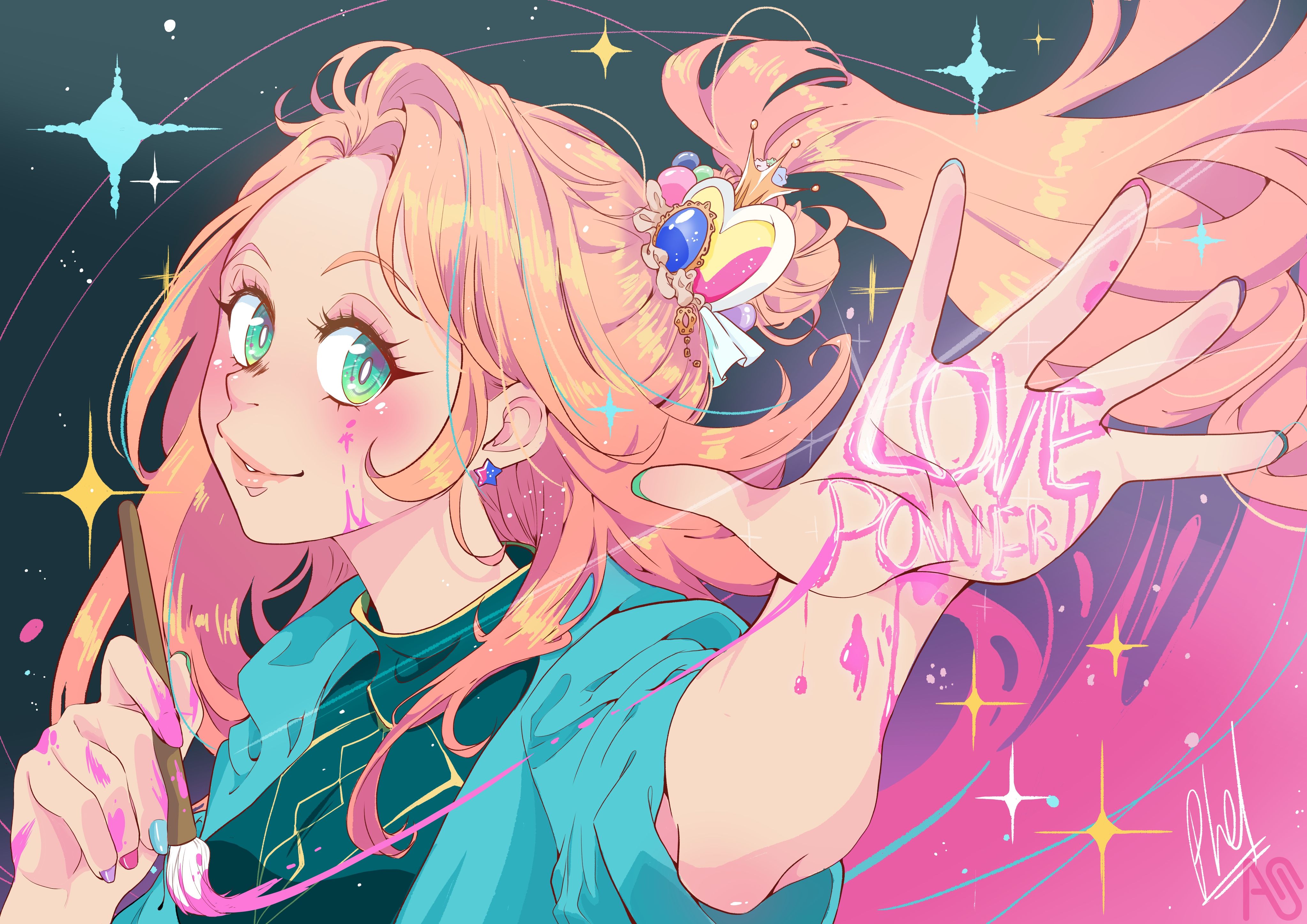 Powerful love Paint Phel - Illustrations ART street