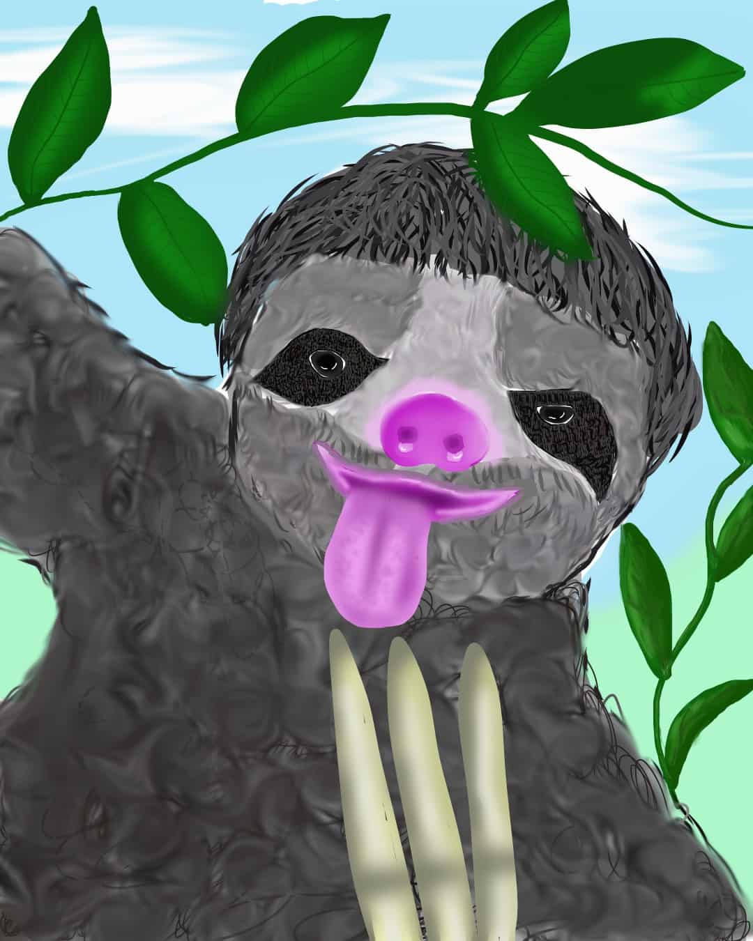 Sloth Sara - Illustrations ART street